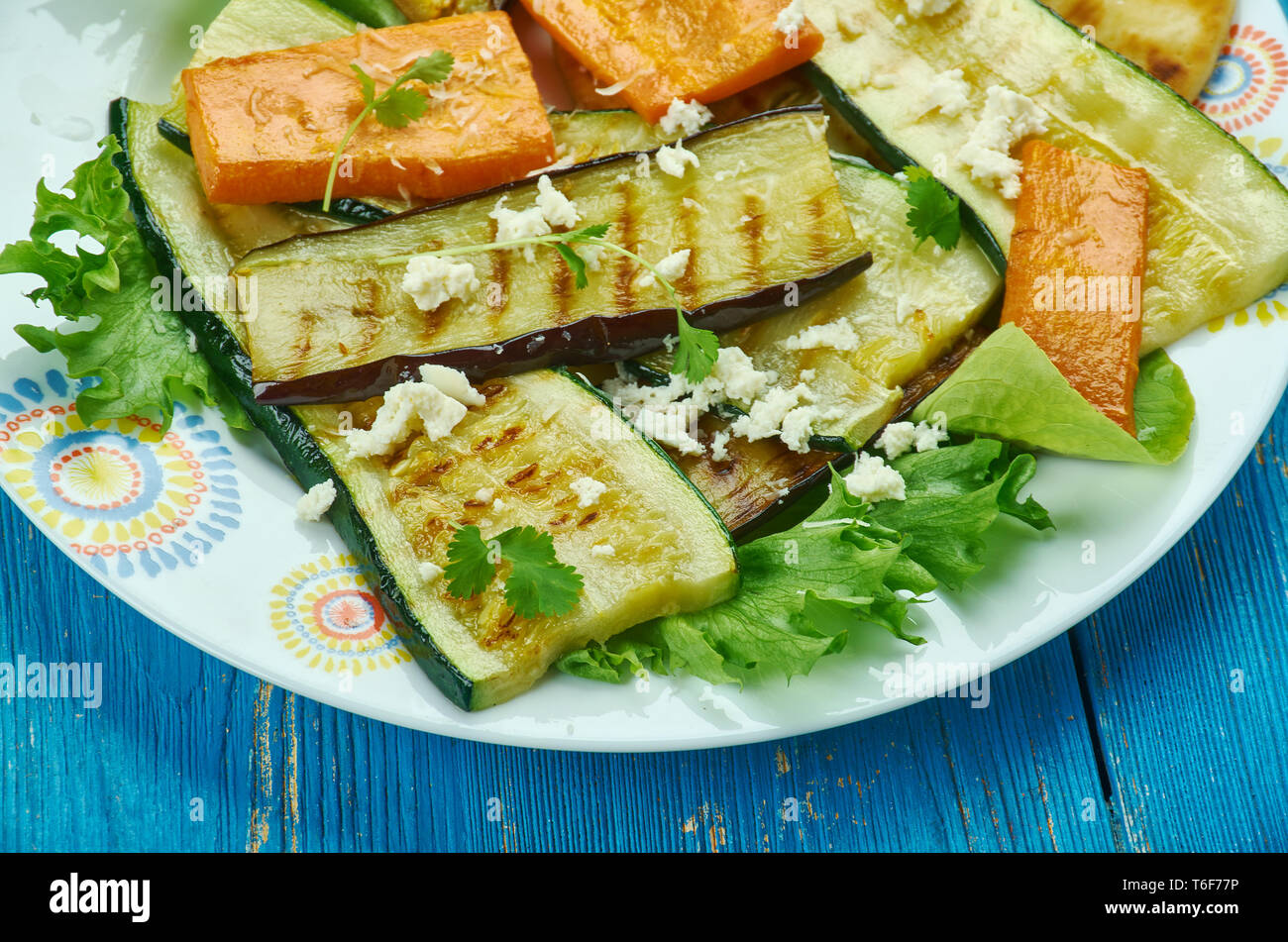 Middle Eastern Style Roasted Vegetables Stock Photo - Alamy
