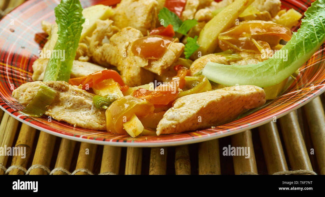 Szechuan Mala Chicken Stock Photo - Alamy