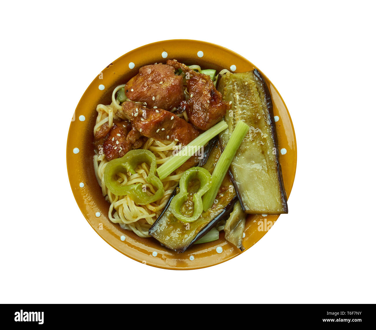 Asian miso ramen soup Cut Out Stock Images & Pictures - Alamy