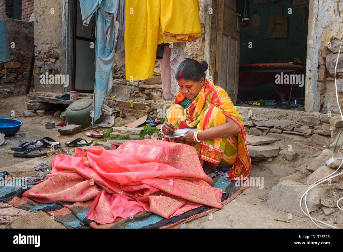 In Saree Village High Resolution Stock Photography and Images - Alamy