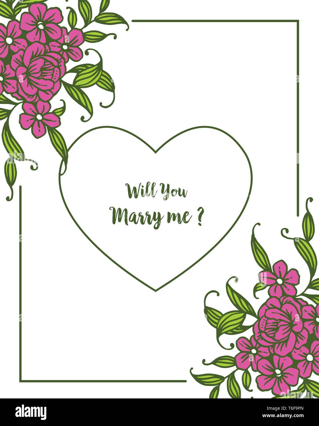 Vector illustration design artwork purple wreath frame for writing will ...