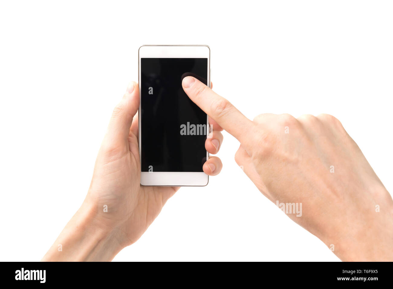 Hands touching hi-res stock photography and images - Alamy