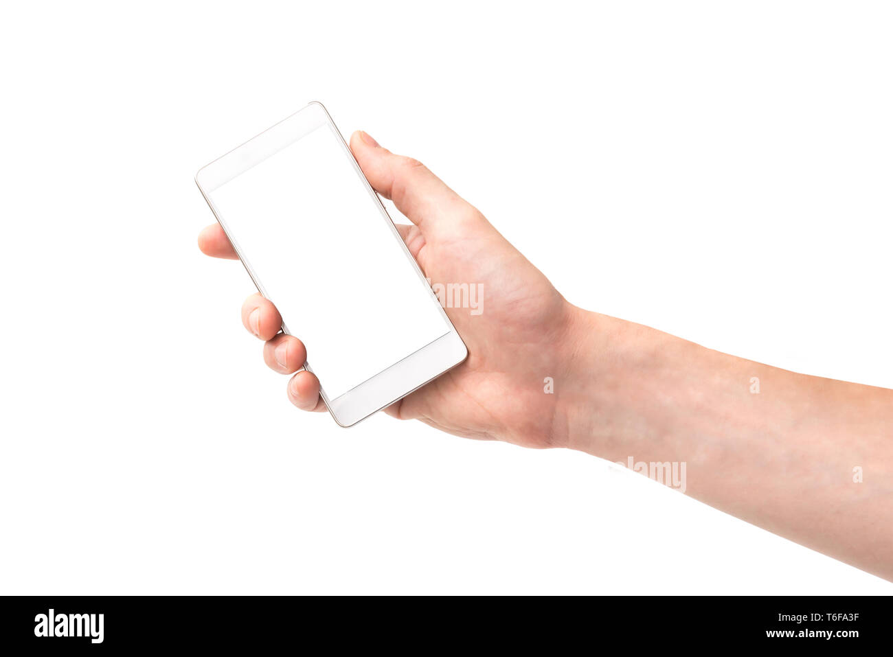 Hand holding smartphone Stock Photo - Alamy