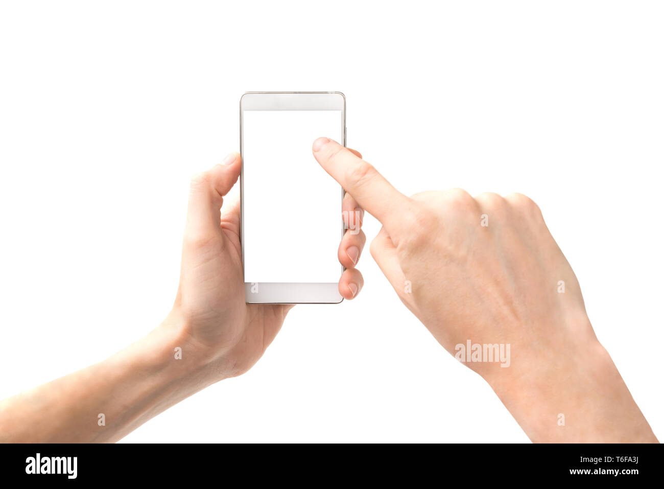 Hands touching hi-res stock photography and images - Alamy