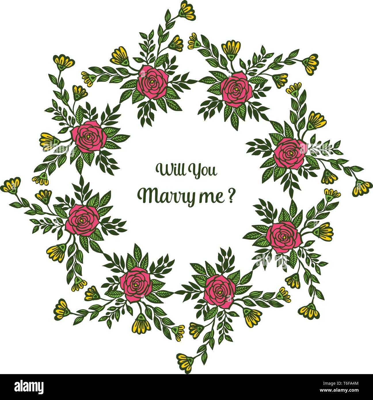 Marry you Stock Vector Images - Alamy
