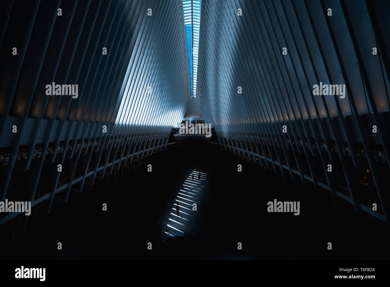 Large modern architecture hall Stock Photo - Alamy