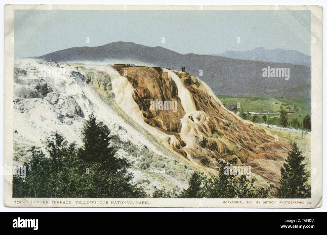 Jupiter terrace yellowstone national park hi-res stock photography and ...