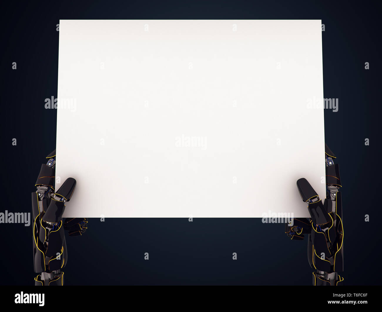 3D rendering robotic hand Stock Photo - Alamy