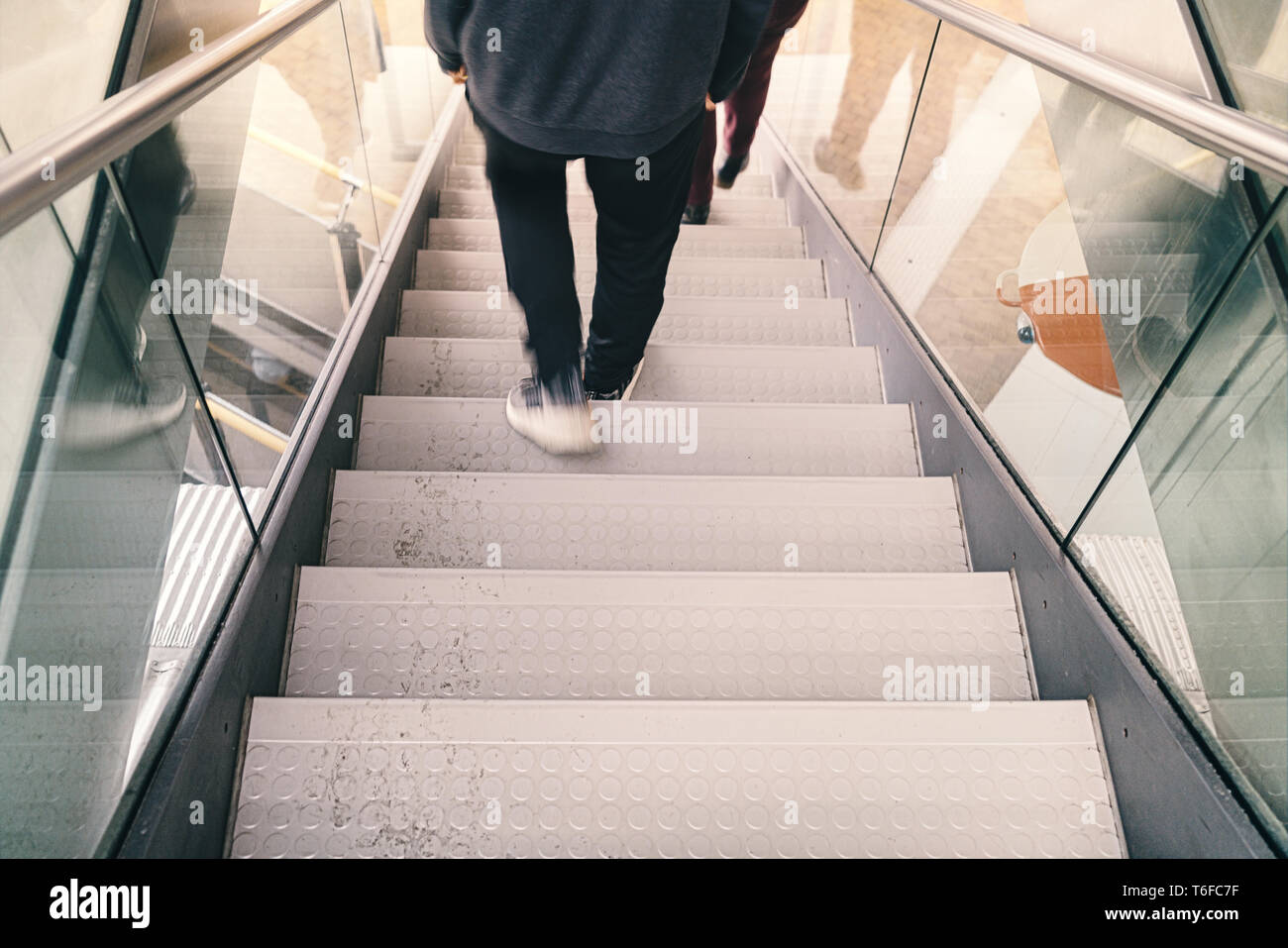 Go down stairs hi-res stock photography and images - Alamy