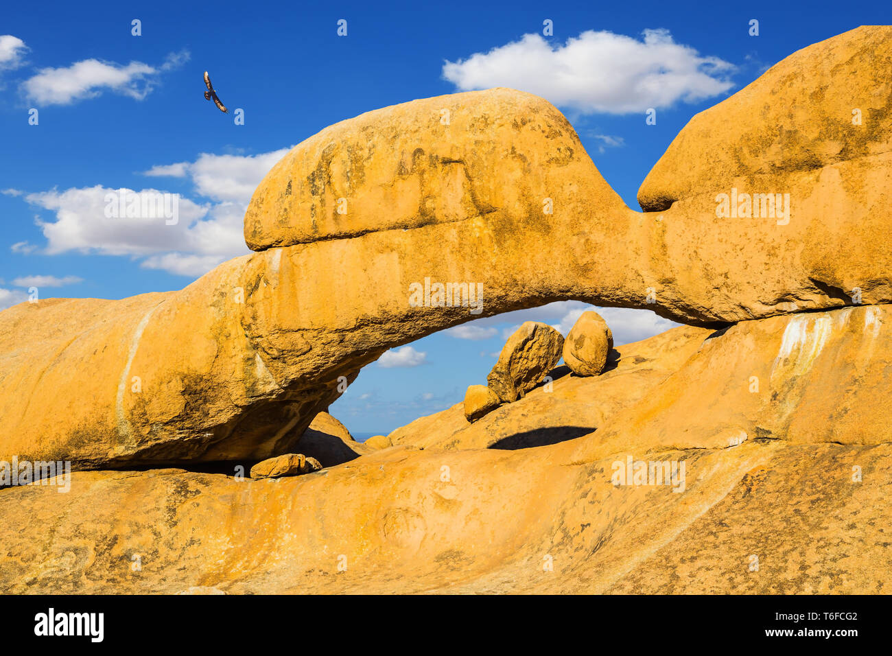 Stone arch Spitzkoppe, Namibia Stock Photo - Alamy