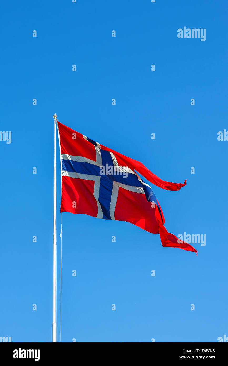 Flying waving in wind hi-res stock photography and images - Alamy