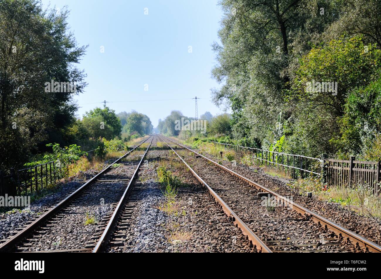Railway Beinheim Alsace France Stock Photo - Alamy
