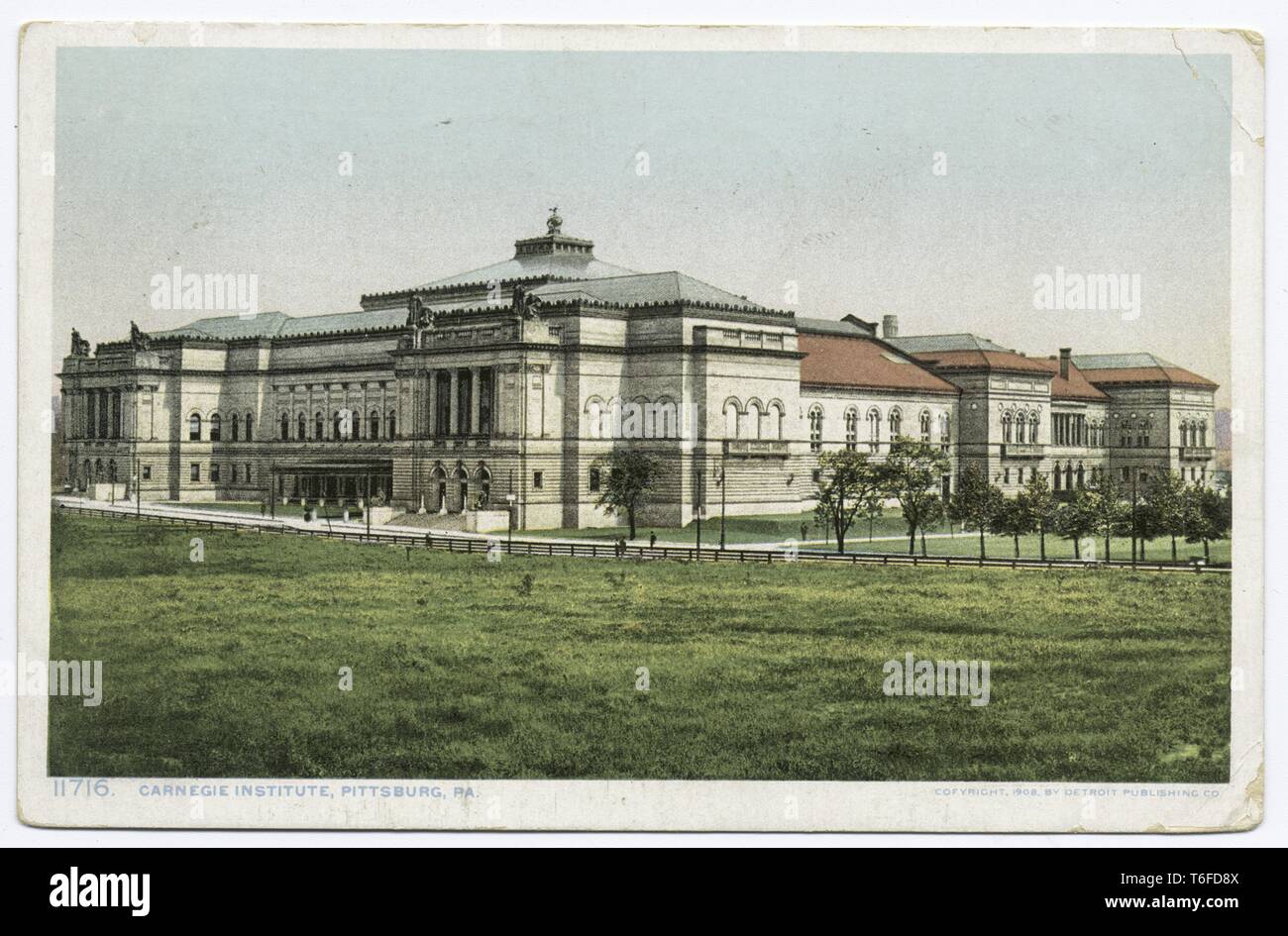 Postcard of carnegie library hi-res stock photography and images - Alamy