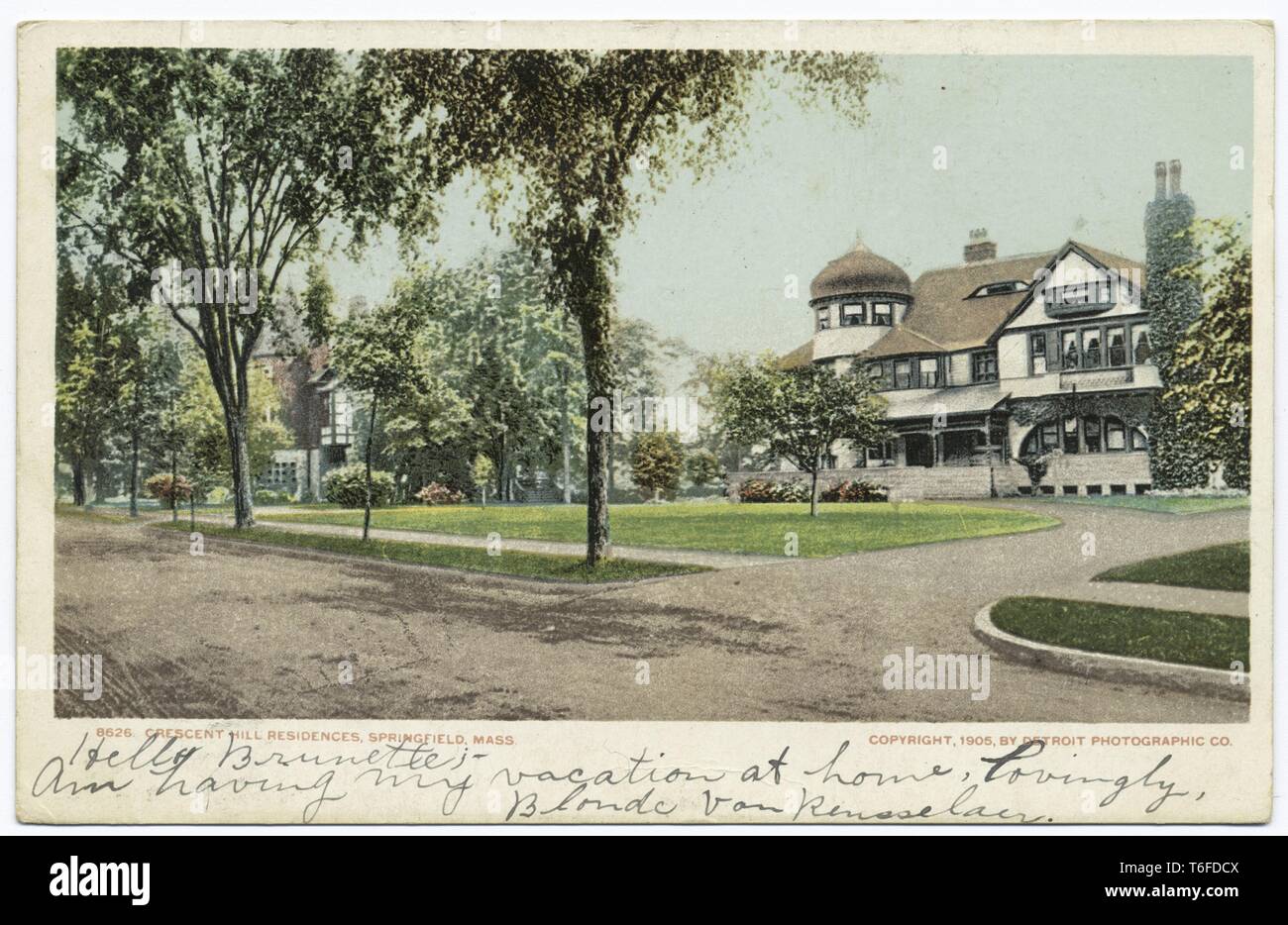 Detroit Publishing Company vintage postcard reproduction of the ...