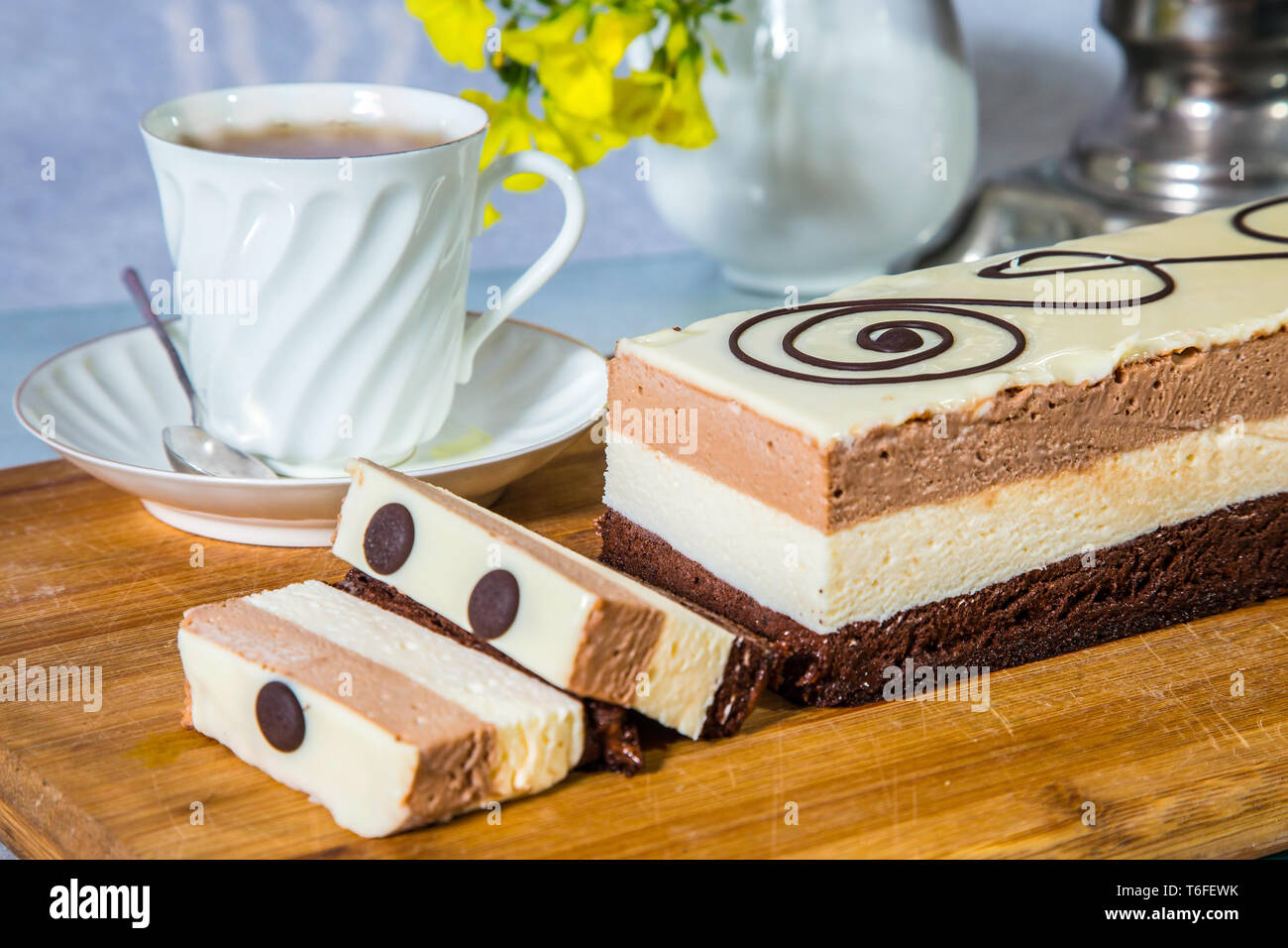 Three color cake hi-res stock photography and images - Alamy