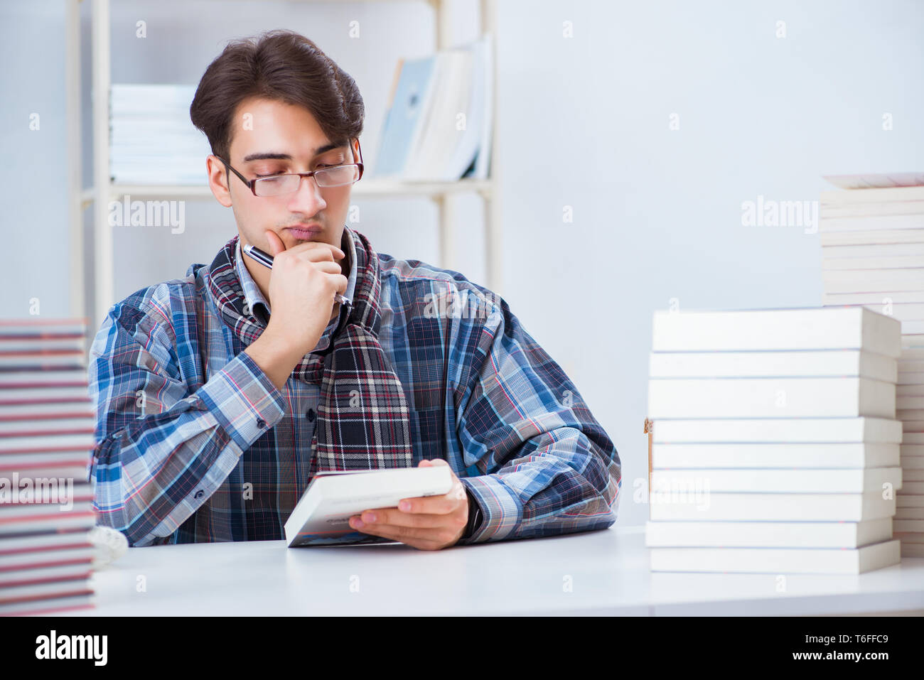 Male journalist book signing hi-res stock photography and images - Alamy