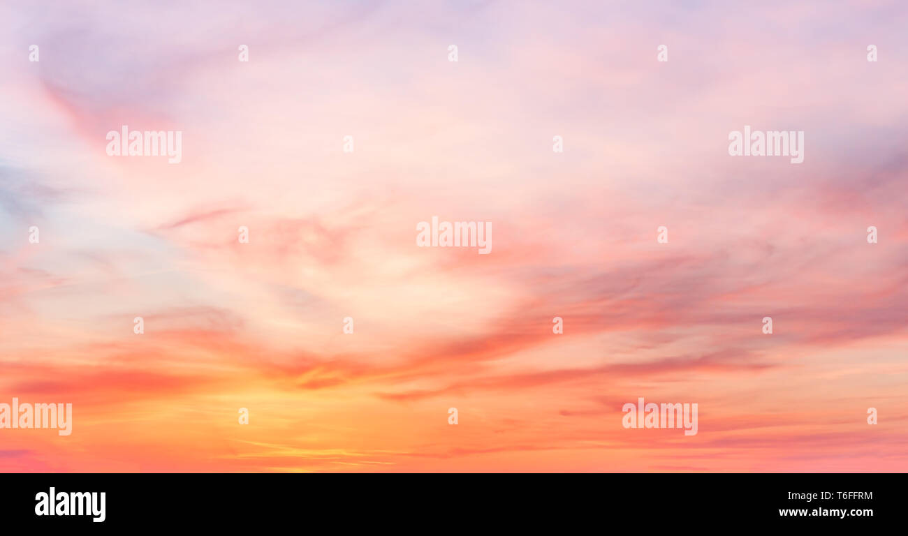Colorful sunset purple sky Stock Photo - Alamy