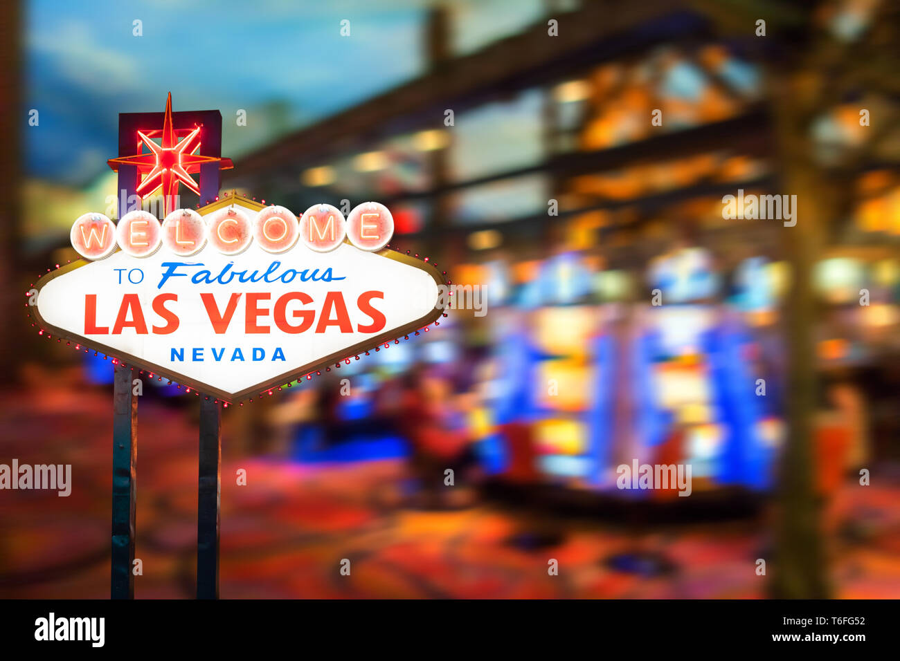 Famous Las Vegas sign Stock Photo - Alamy