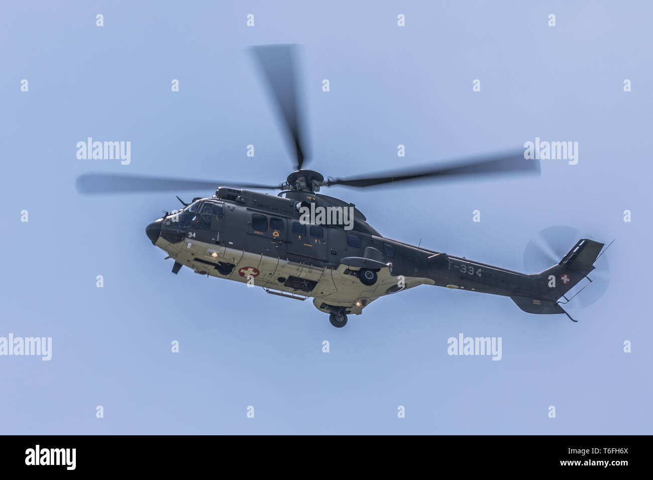 Swiss military helicopter hi-res stock photography and images - Alamy