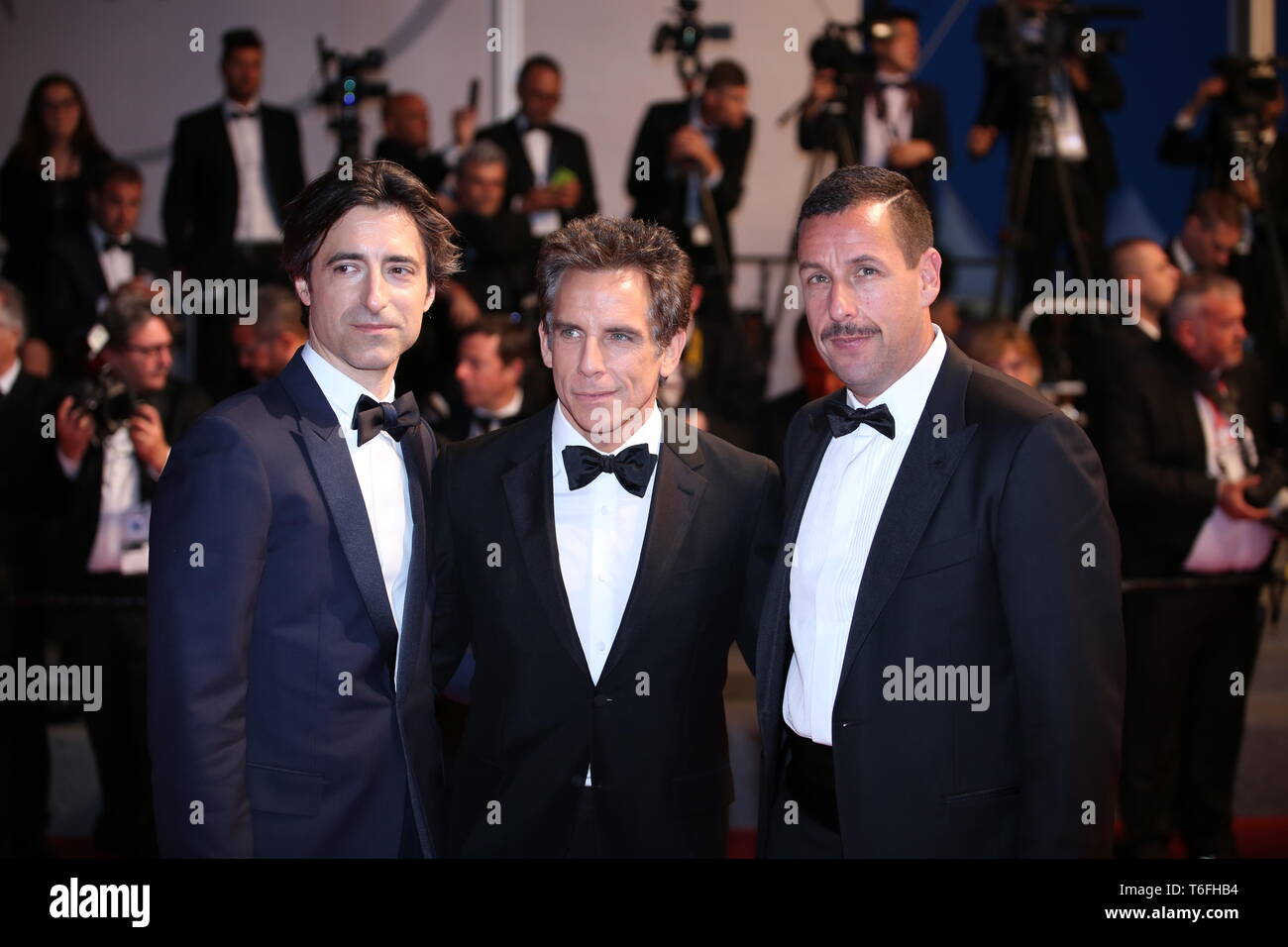 CANNES, FRANCE – MAY 21, 2017: Noah Baumbach, Ben Stiller and Adam ...