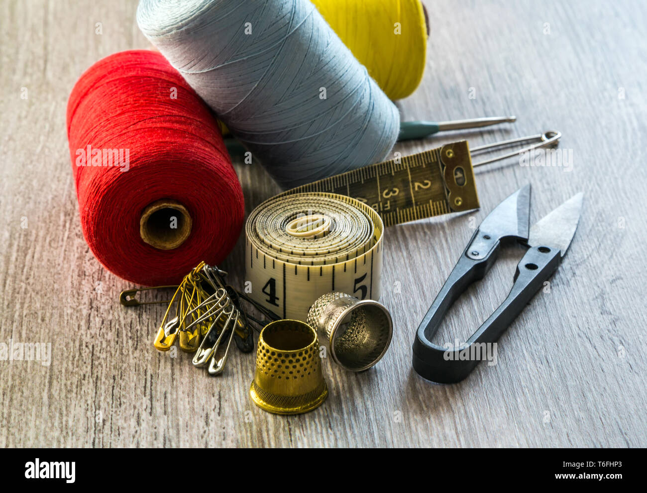 Sewing tool tailor Stock Photo - Alamy