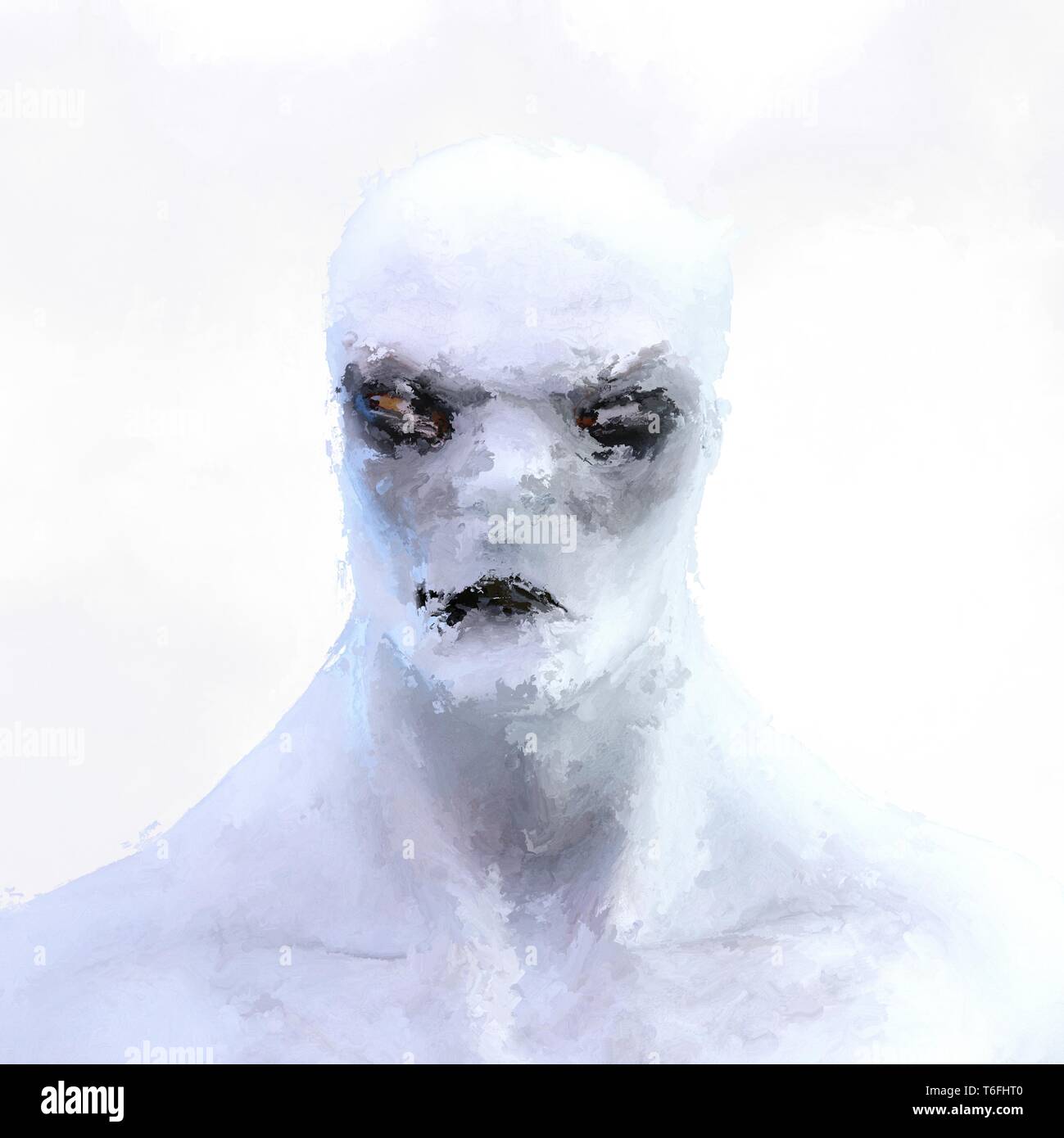 Creepy face painting hi-res stock photography and images - Alamy