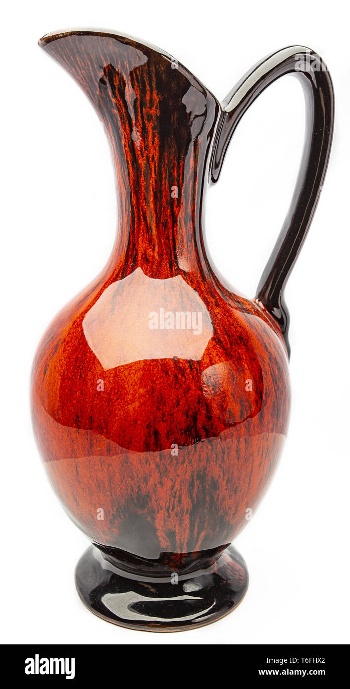 Painted water pitcher Stock Photo - Alamy