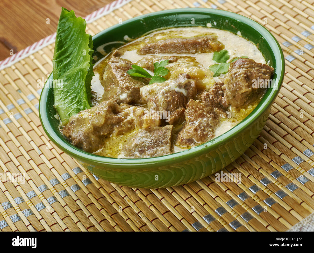 Simple Mutton Curry Stock Photo - Alamy
