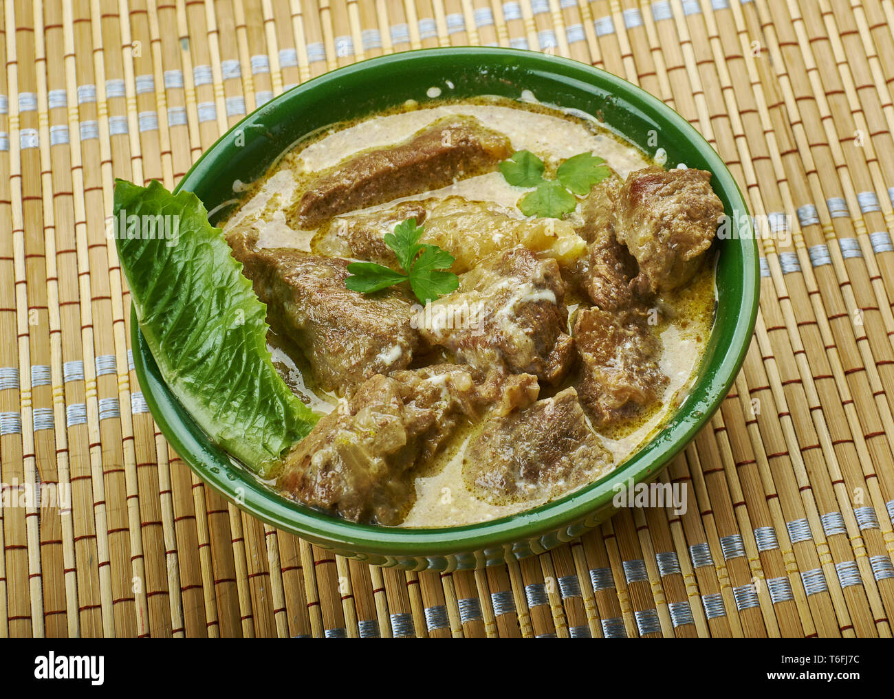 Simple Mutton Curry Stock Photo - Alamy