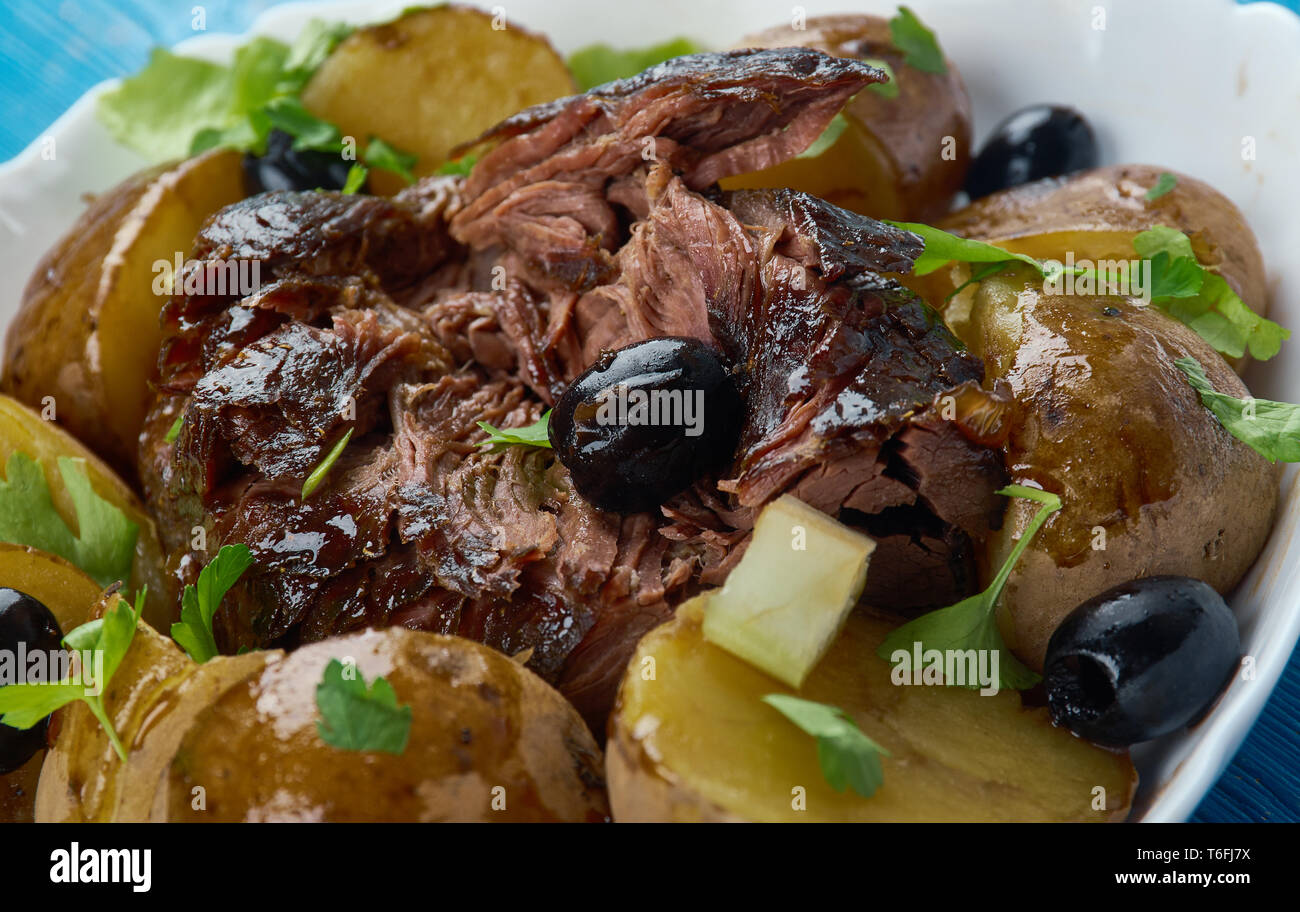 Greek Lamb Kleftiko Stock Photo - Alamy
