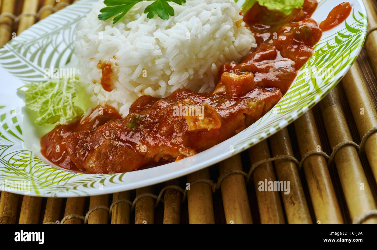 Kerala Boatman fish curry Stock Photo - Alamy