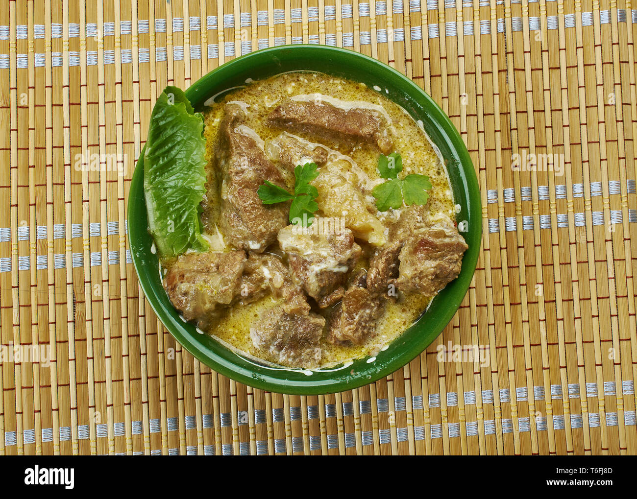 Simple Mutton Curry Stock Photo - Alamy