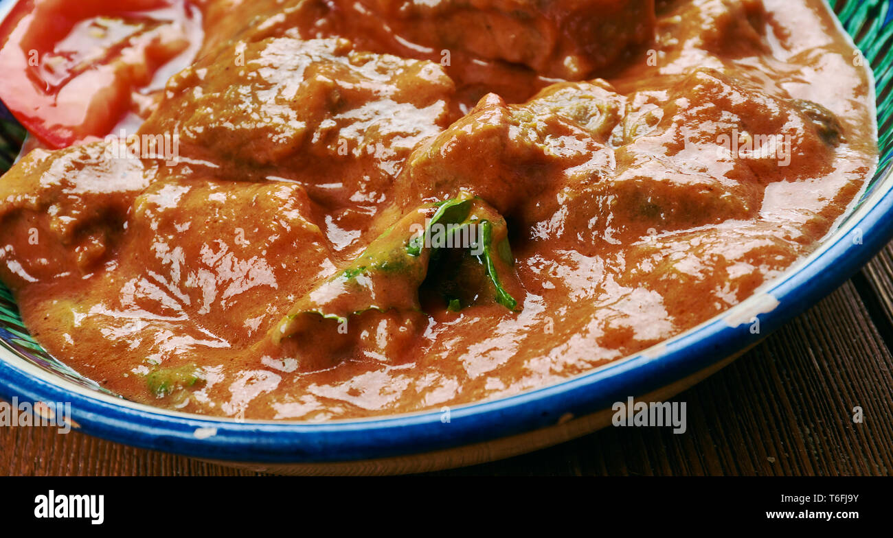 Mutton Afghani Korma Stock Photo - Alamy