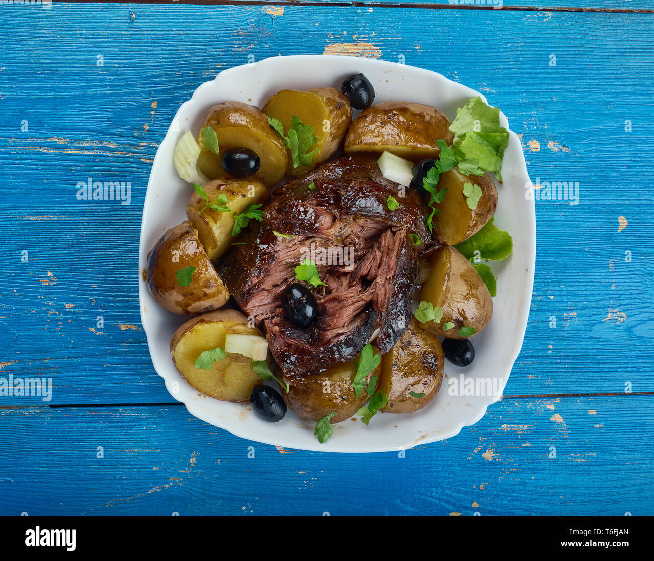 Greek Lamb Kleftiko Stock Photo - Alamy