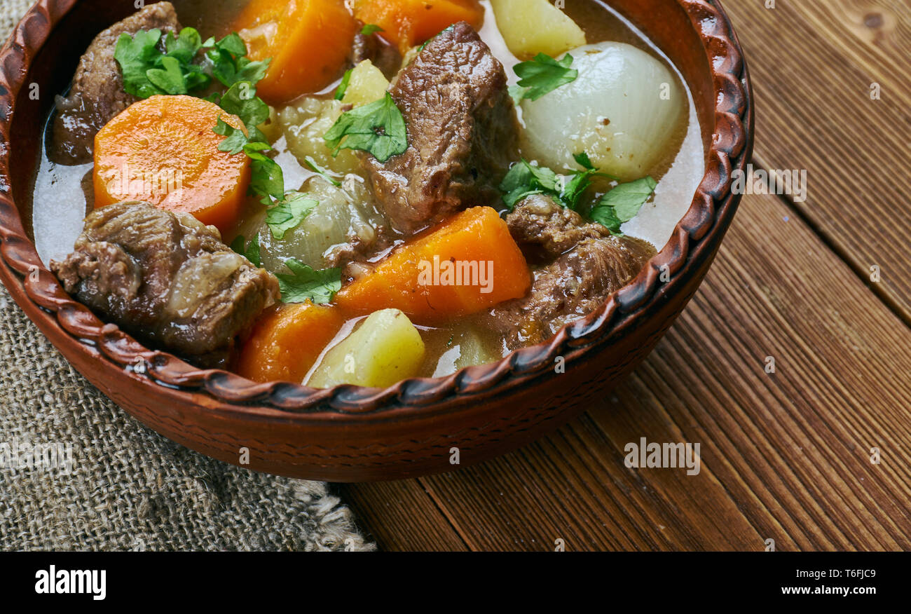 Amish Beef Stew Stock Photo - Alamy
