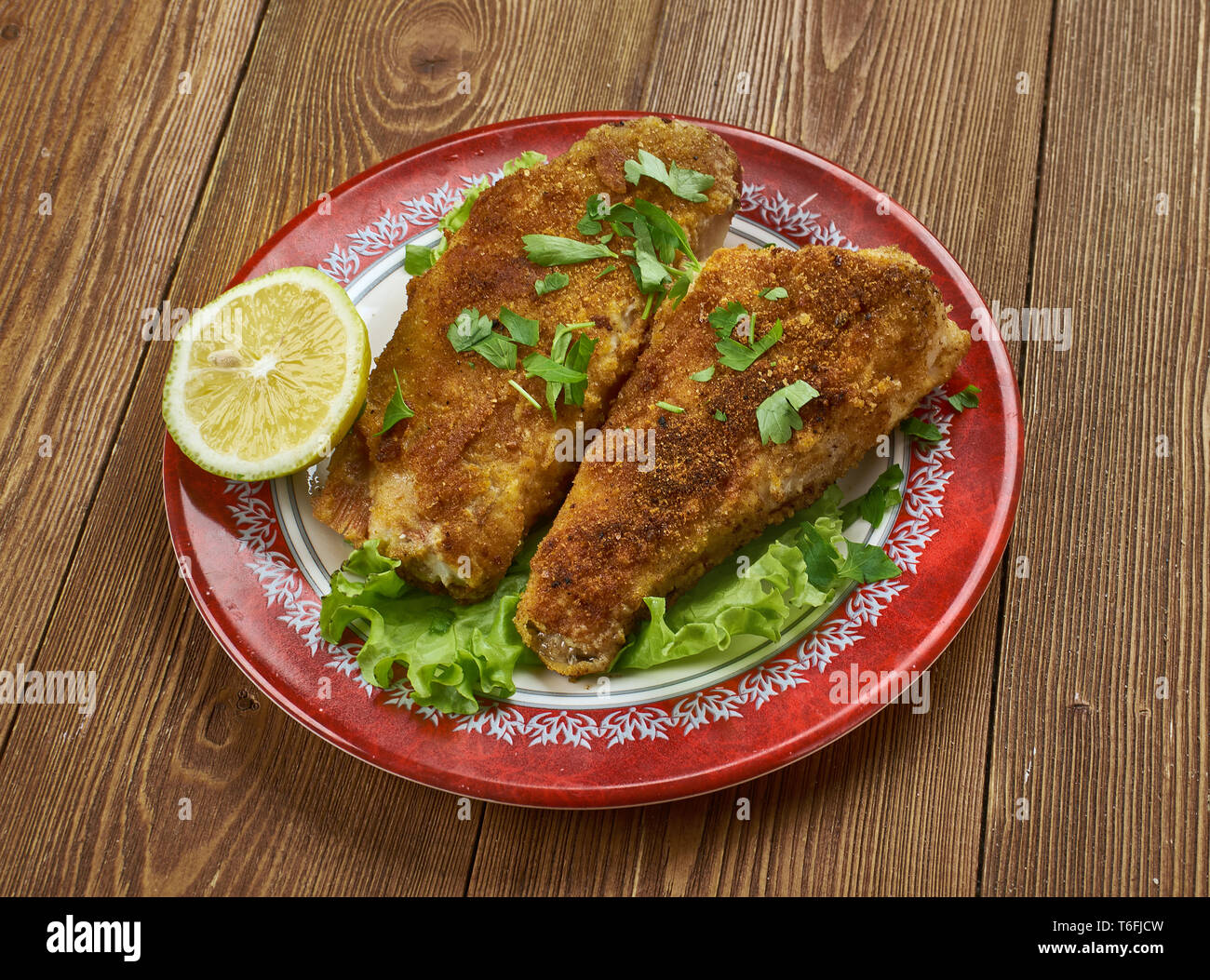 Creole Pan Fried Fish Stock Photo - Alamy