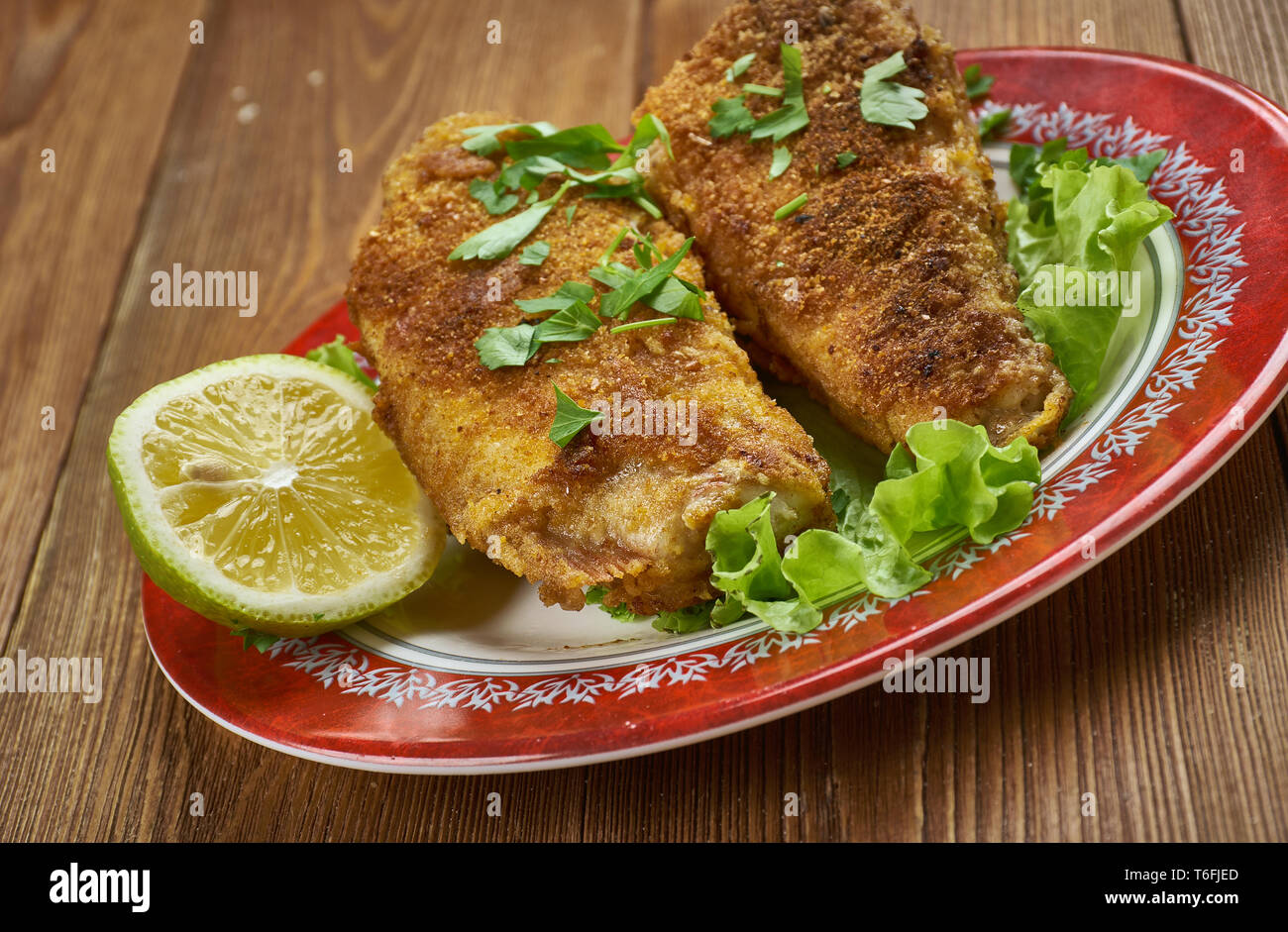 Creole Pan Fried Fish Stock Photo - Alamy