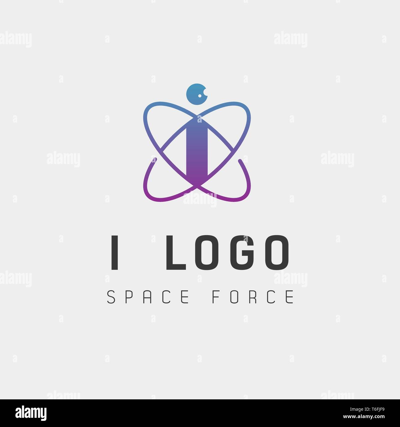 space force logo design i initial galaxy rocket vector in gradient ...