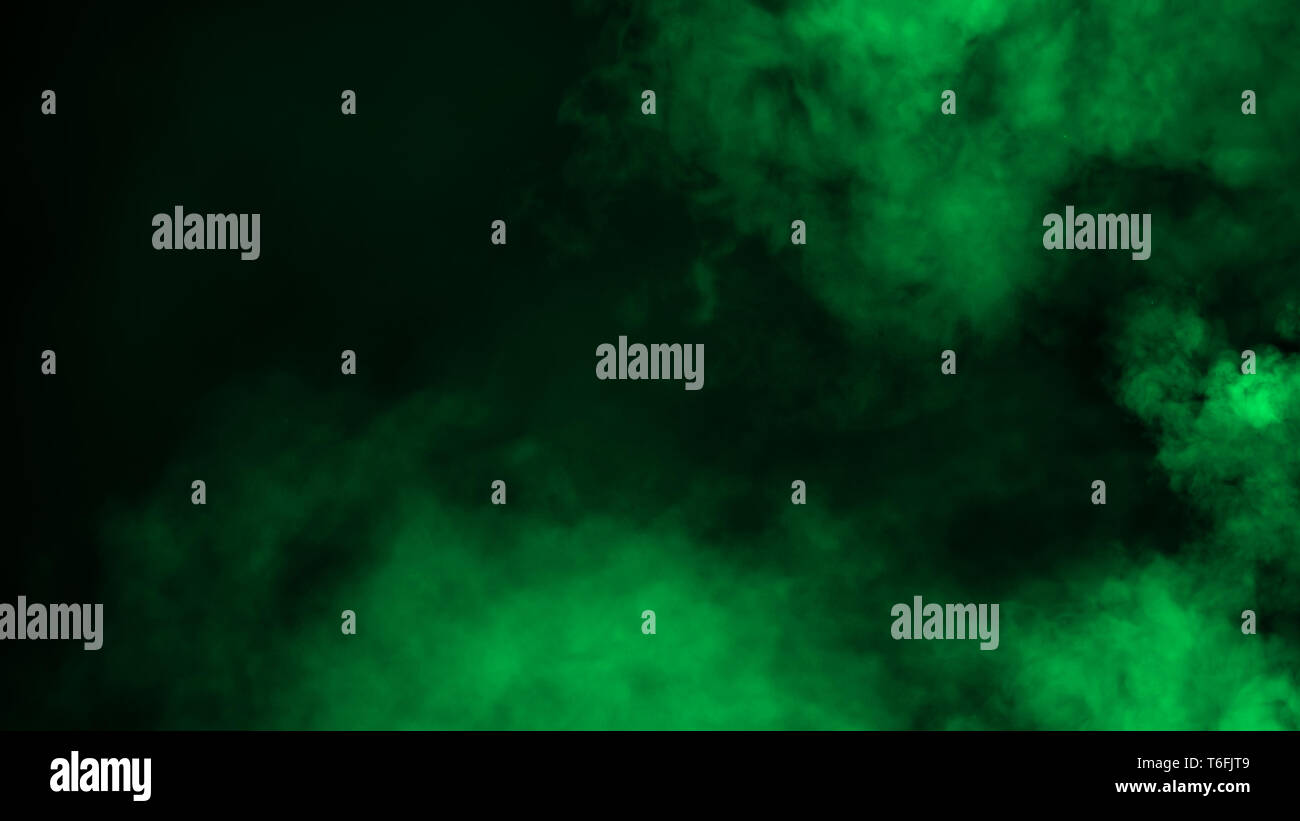Green smoke on the floor. Isolated texture overlays background Stock ...