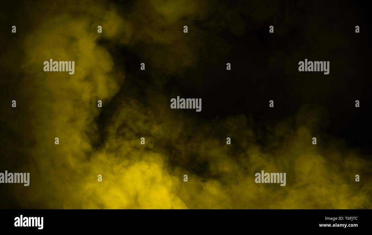 Yellow fog and misty effect on background. Smoke texture overlays Stock ...