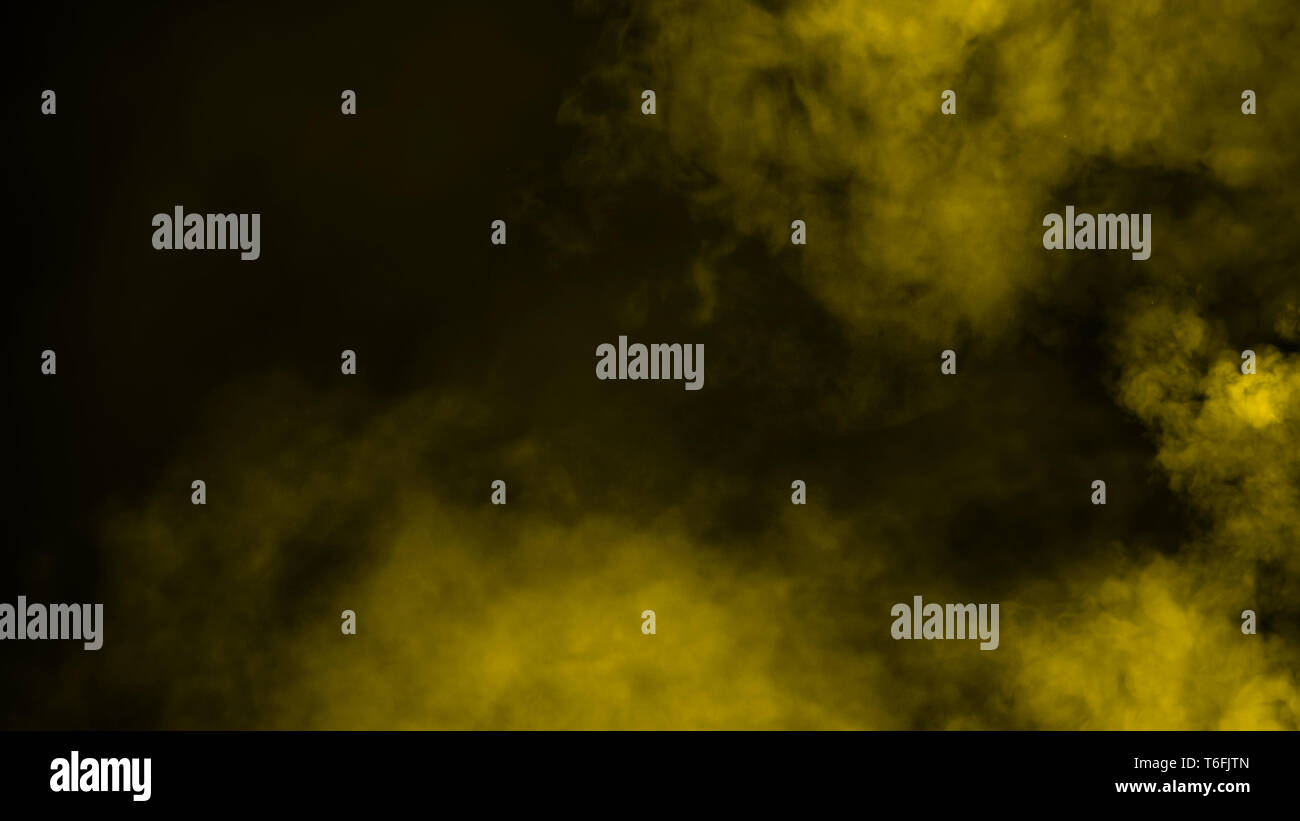 Yellow fog and misty effect on background. Smoke texture overlays Stock ...