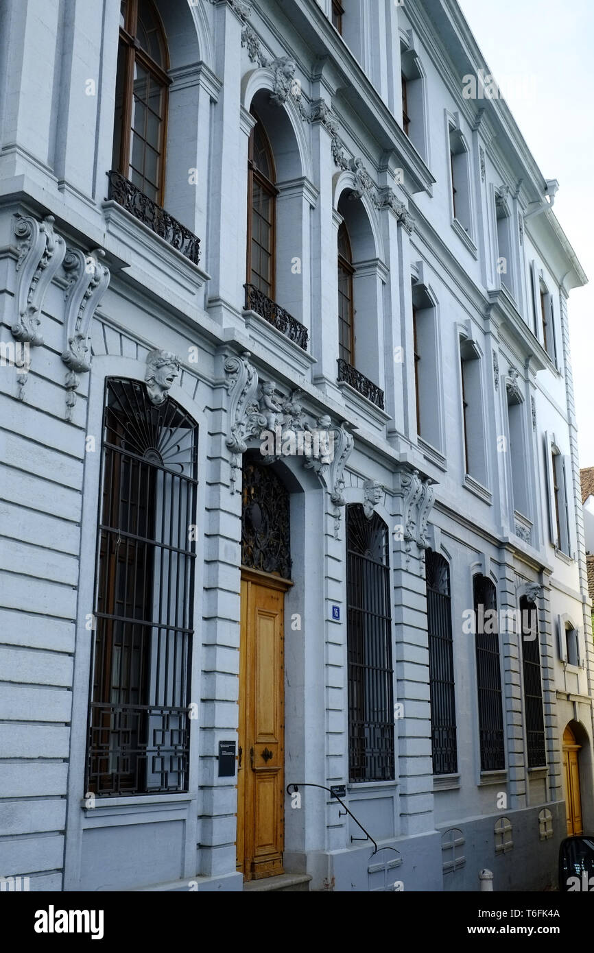 Basel, White House and Blue House Stock Photo - Alamy