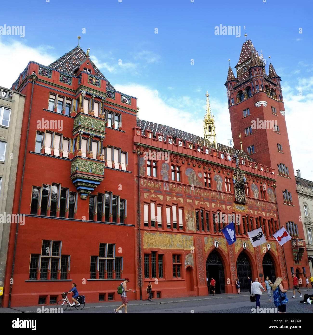Basel, Town Hall Stock Photo - Alamy
