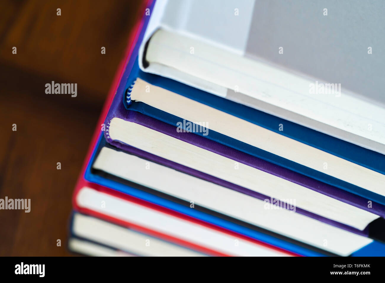 Several stack stacked books hi-res stock photography and images - Alamy