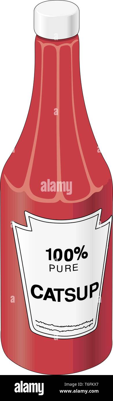 Catsup Vector Illustration Stock Vector Image & Art - Alamy