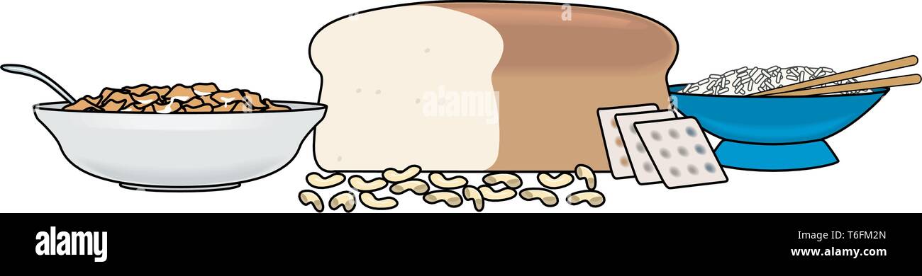 Grains Food Group Clipart