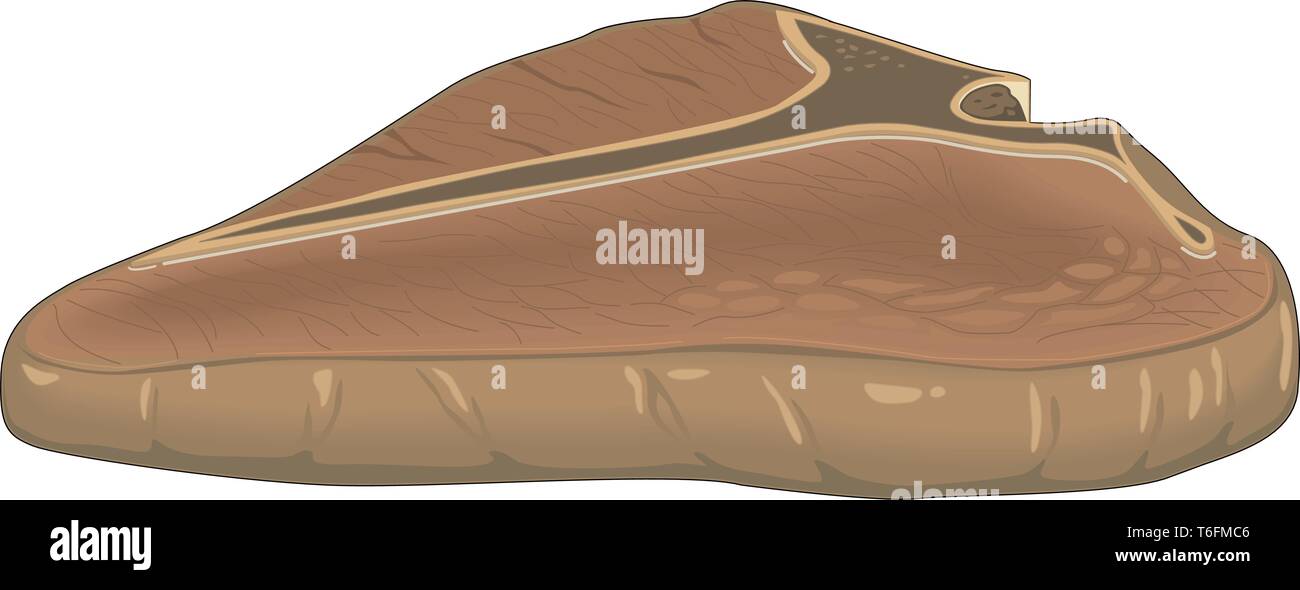 T-Bone Steak Vector Illustration Stock Vector Image & Art - Alamy