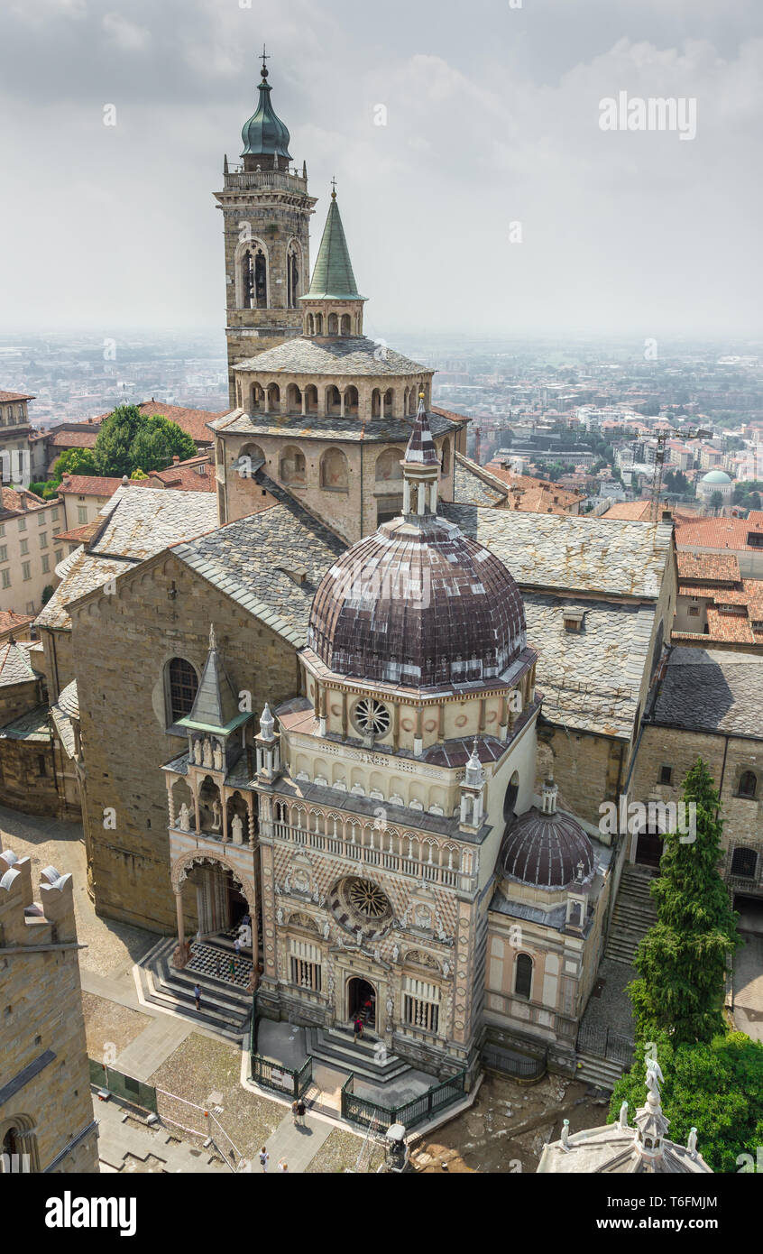 Baroque medieval romanesque architecture church of santa maria maggiore ...