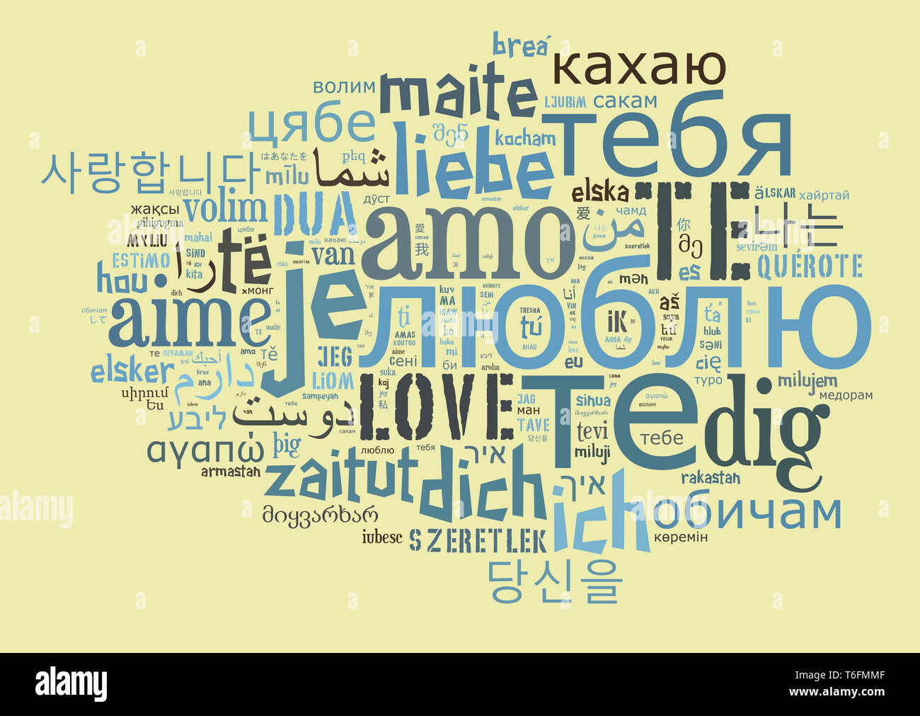 Different languages message hi-res stock photography and images - Alamy