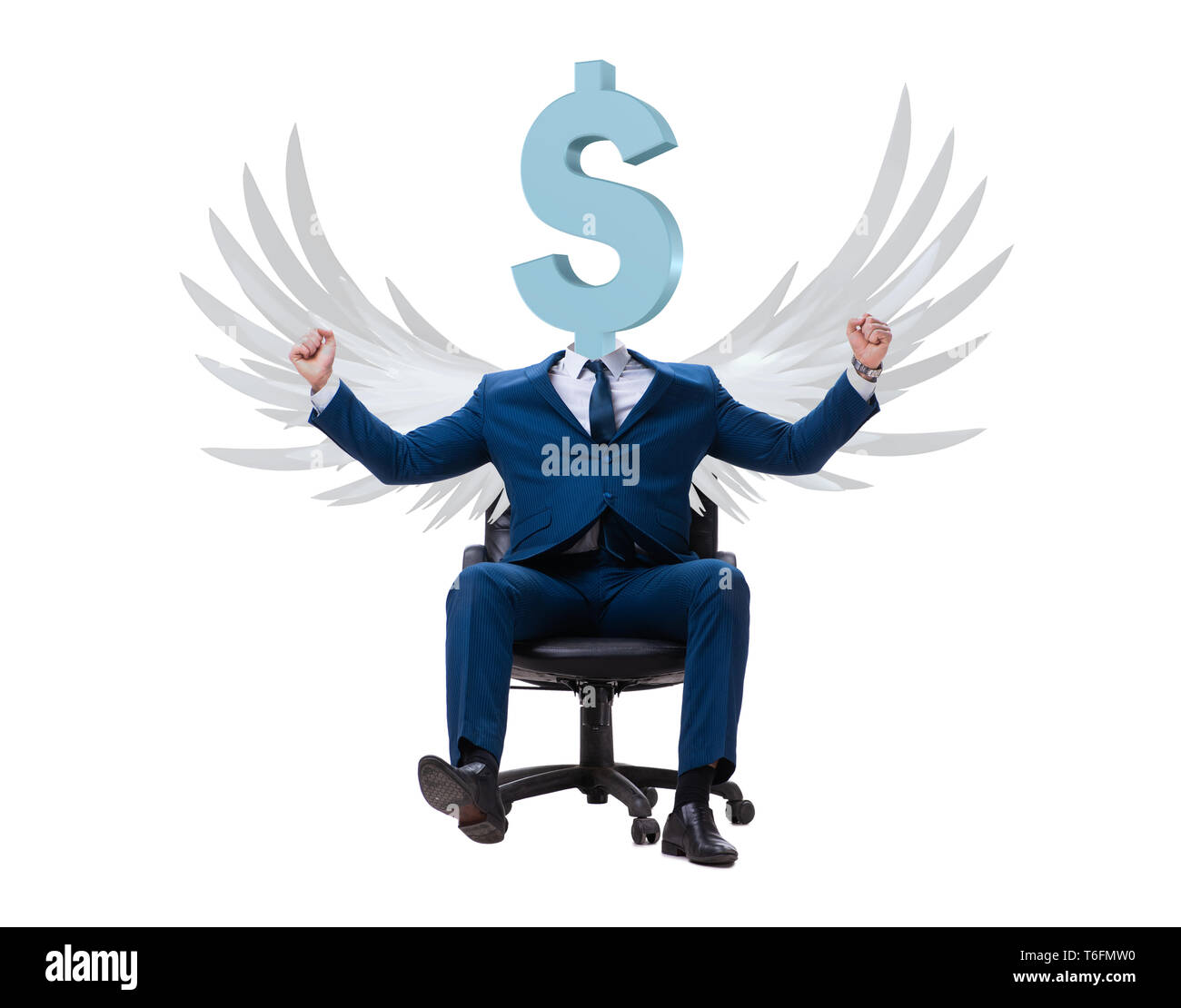 Man angel wings bus hi-res stock photography and images - Alamy